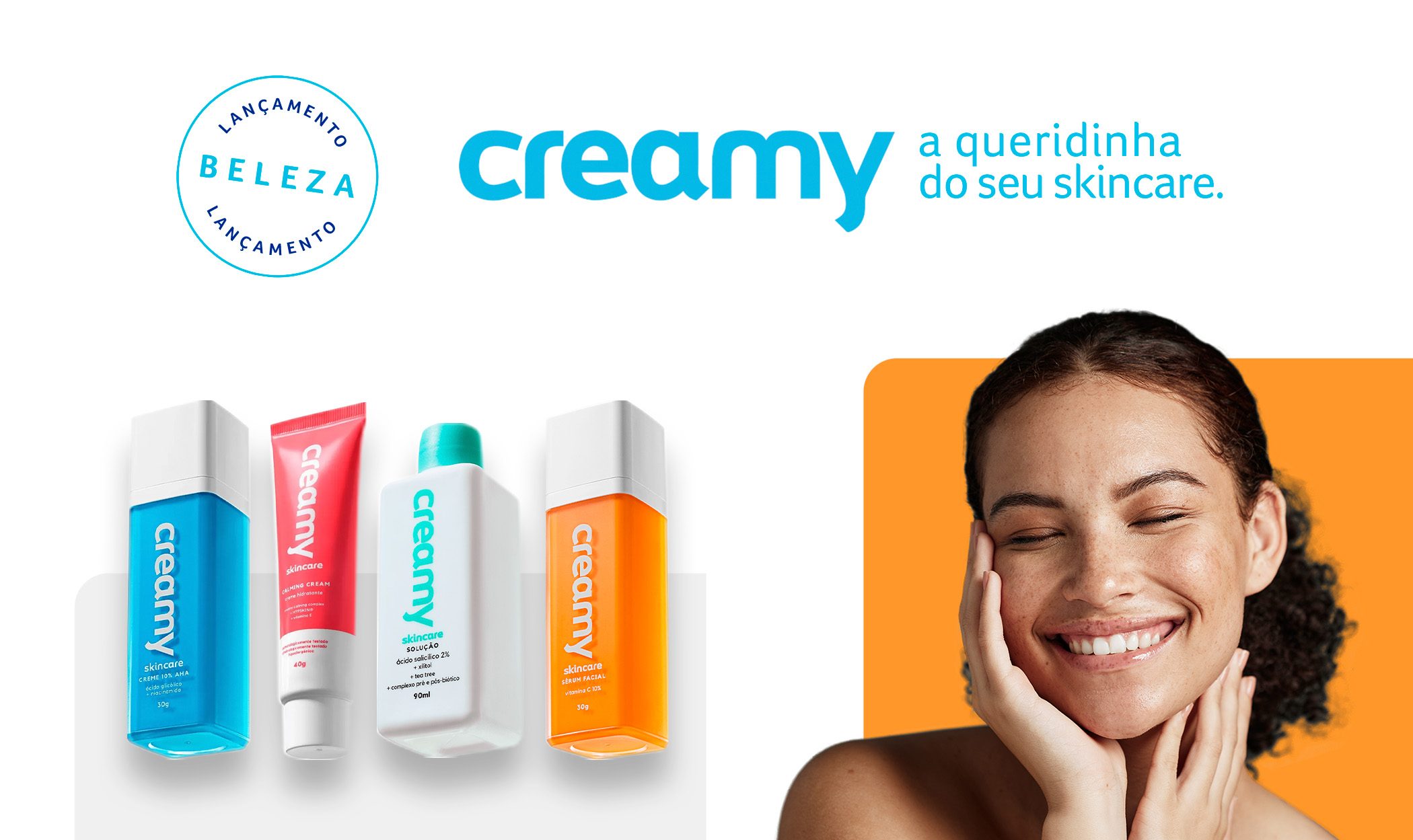 Creamy Skincare: rotina de skincare personalizada