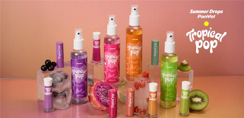 Tropical Pop: Body Splashs Panvel para energizar o verão